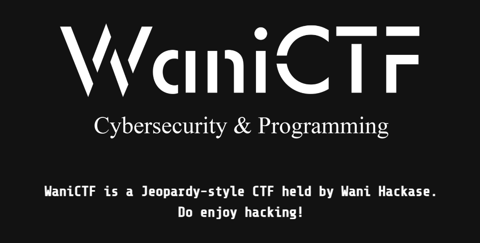 WaniCTF 2024 | Rakuha's Blog
